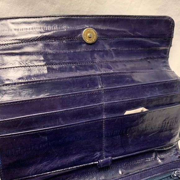 Victory | Bags | Victory Vintage Eel Skin Wallet | Poshmark